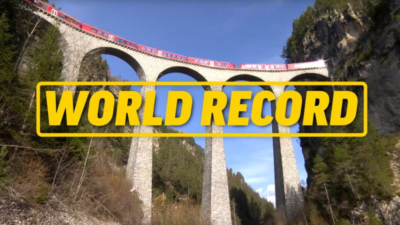 Wereldrecord met 'langste reizigerstrein ter wereld' is behaald ...