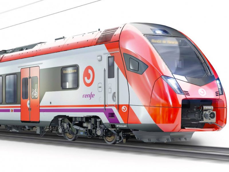 Stadler bouwt eerste Flirt HC trein voor Renfe - Treinenweb